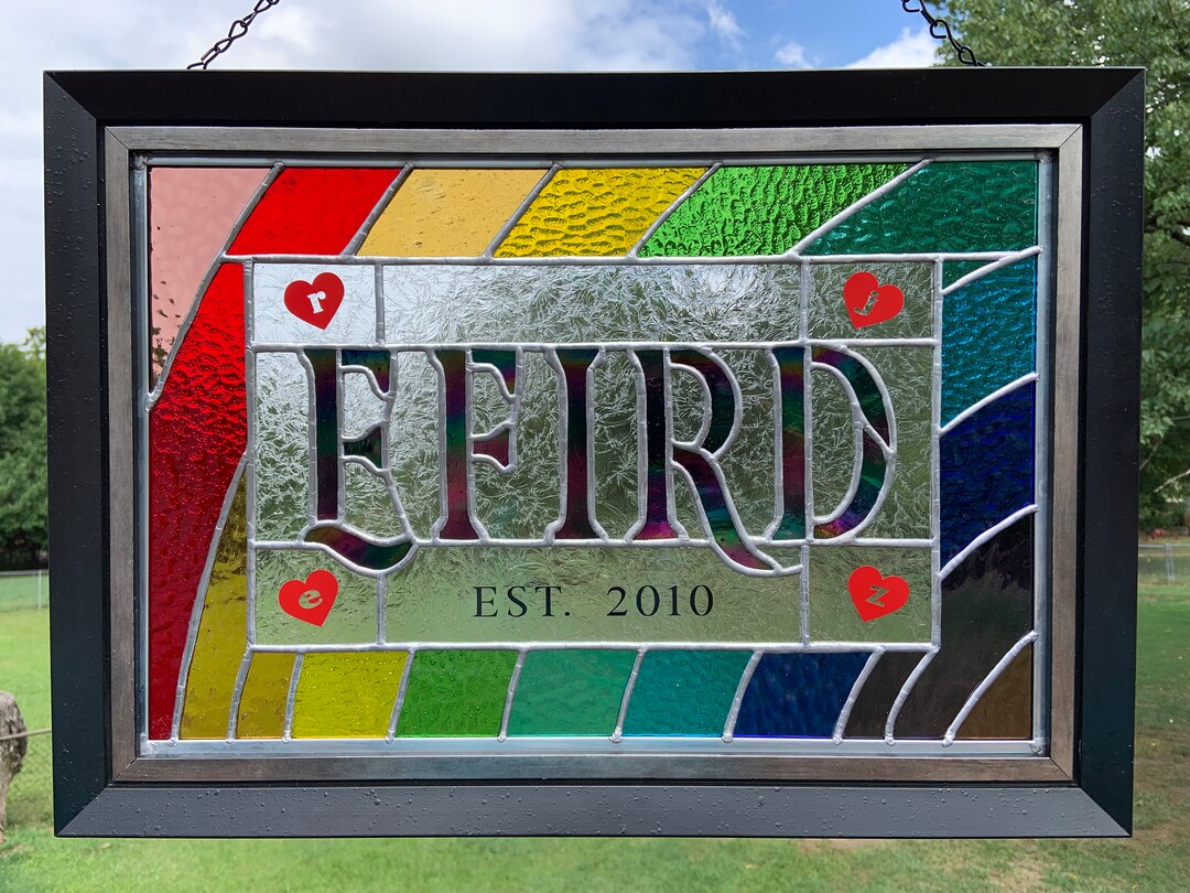 Handcrafted Personalized Stained Glass Deposit - Etsy