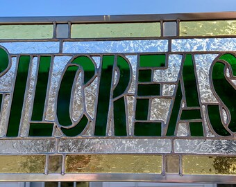 DEPOSIT for Custom Name Stained Glass - Etsy