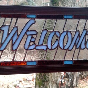 DEPOSIT for Handcrafted Custom Name Stained Glass - Etsy