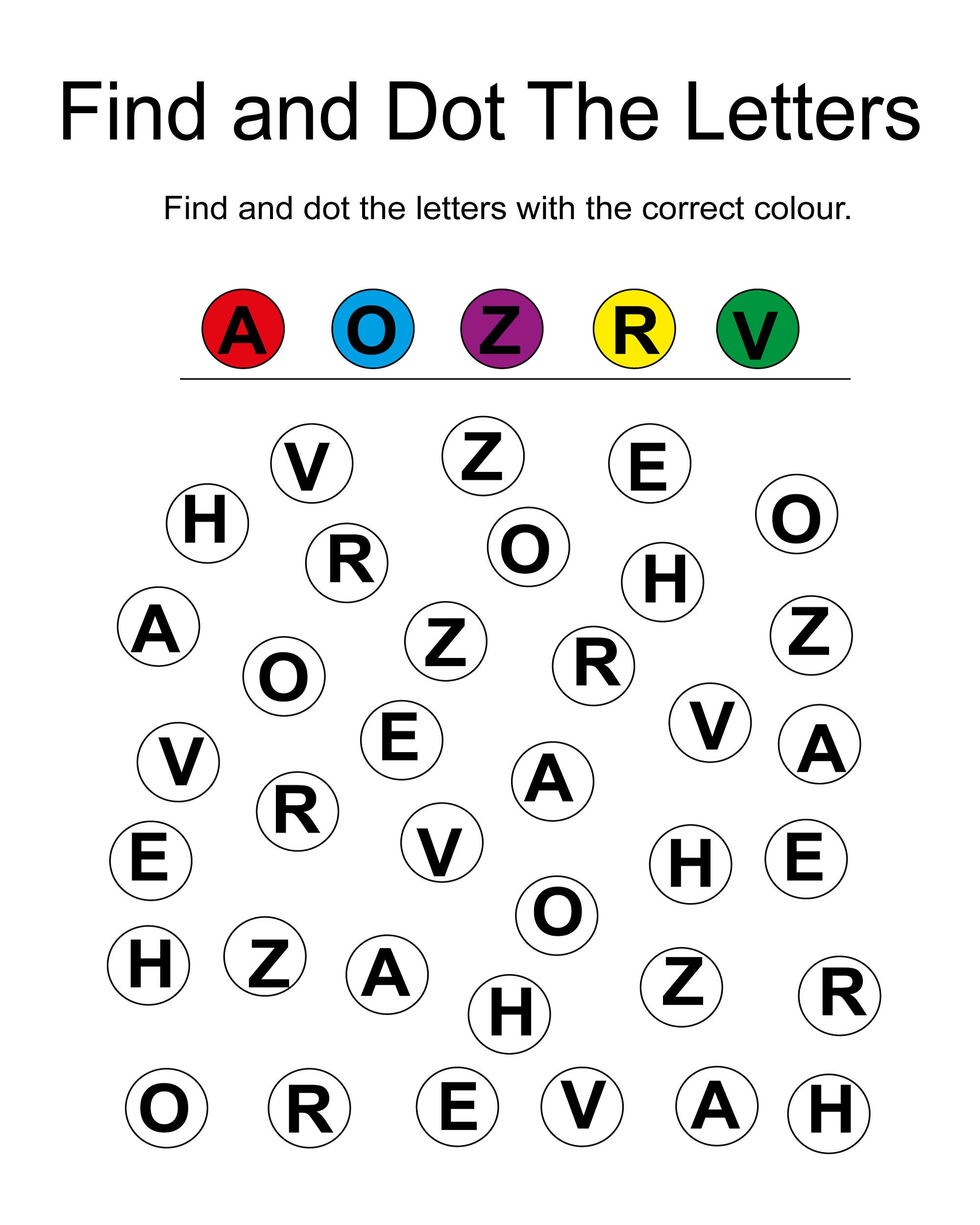 Dot Marker Printable, Dot Numbers, Do a Dot Printable, Dot Worksheet ...