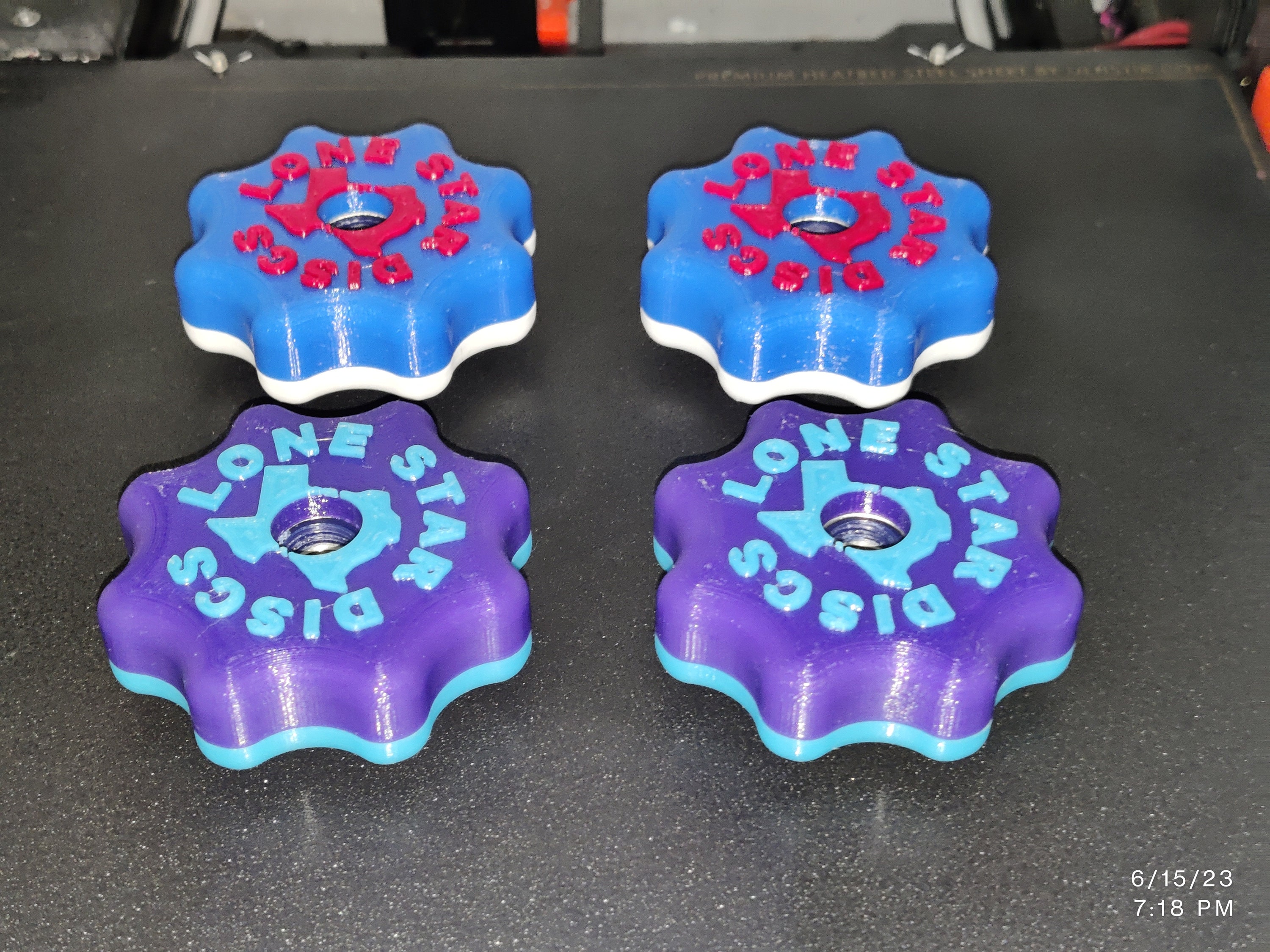 Custom Zuca Disc Golf Cart Wheel Nuts - Etsy