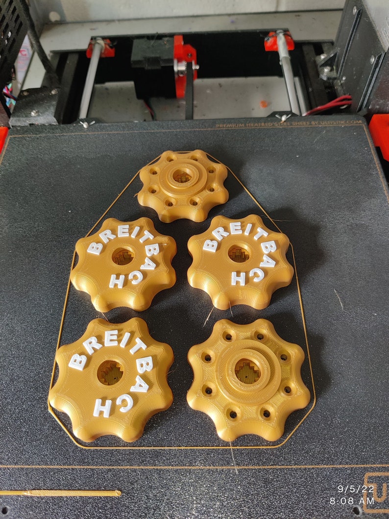Custom Zuca Disc Golf Cart Wheel Nuts - Etsy