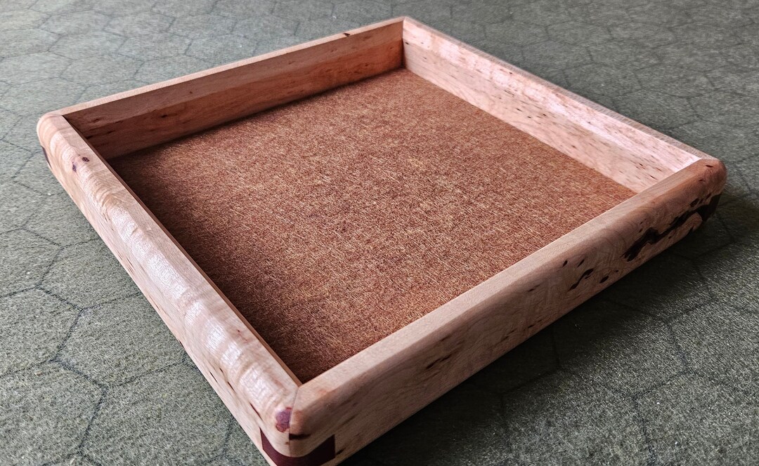 Handmade Bark Pocket Maple Dice Tray - Etsy