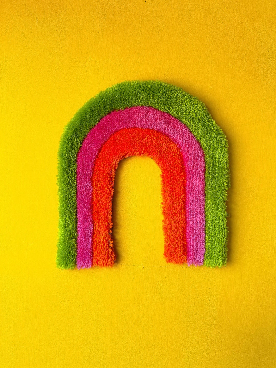 F*ck Up! Tufted Rainbow Wall Hanging - Etsy