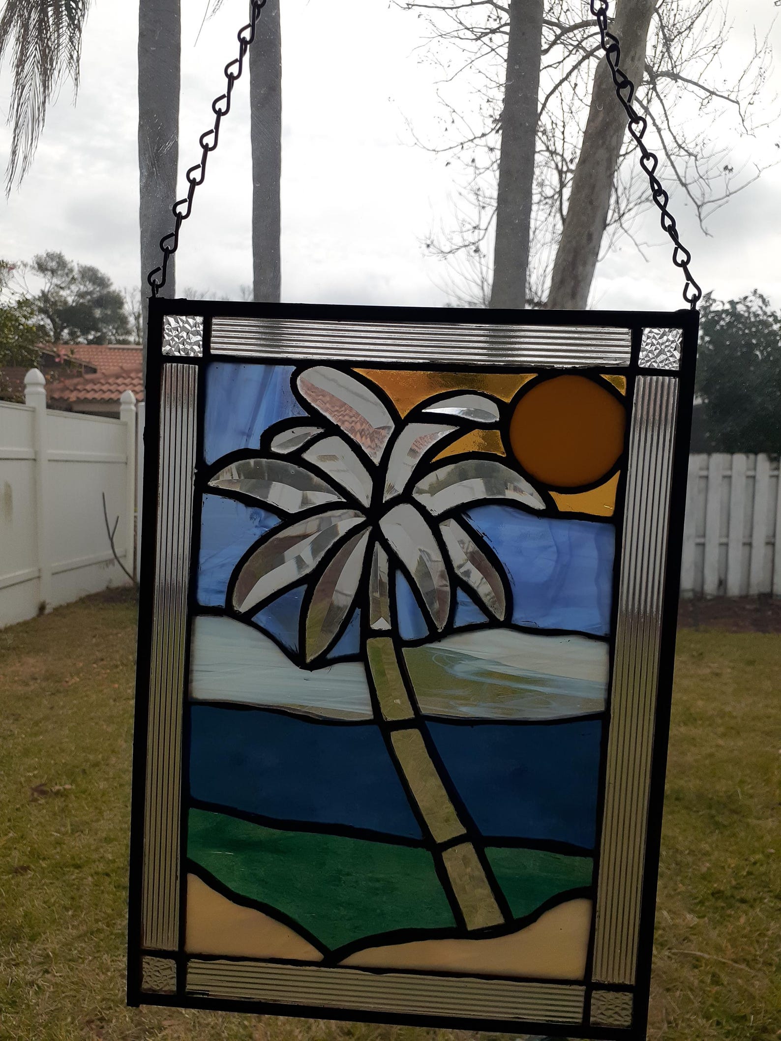 Stained Glass Palm Tree. - Etsy