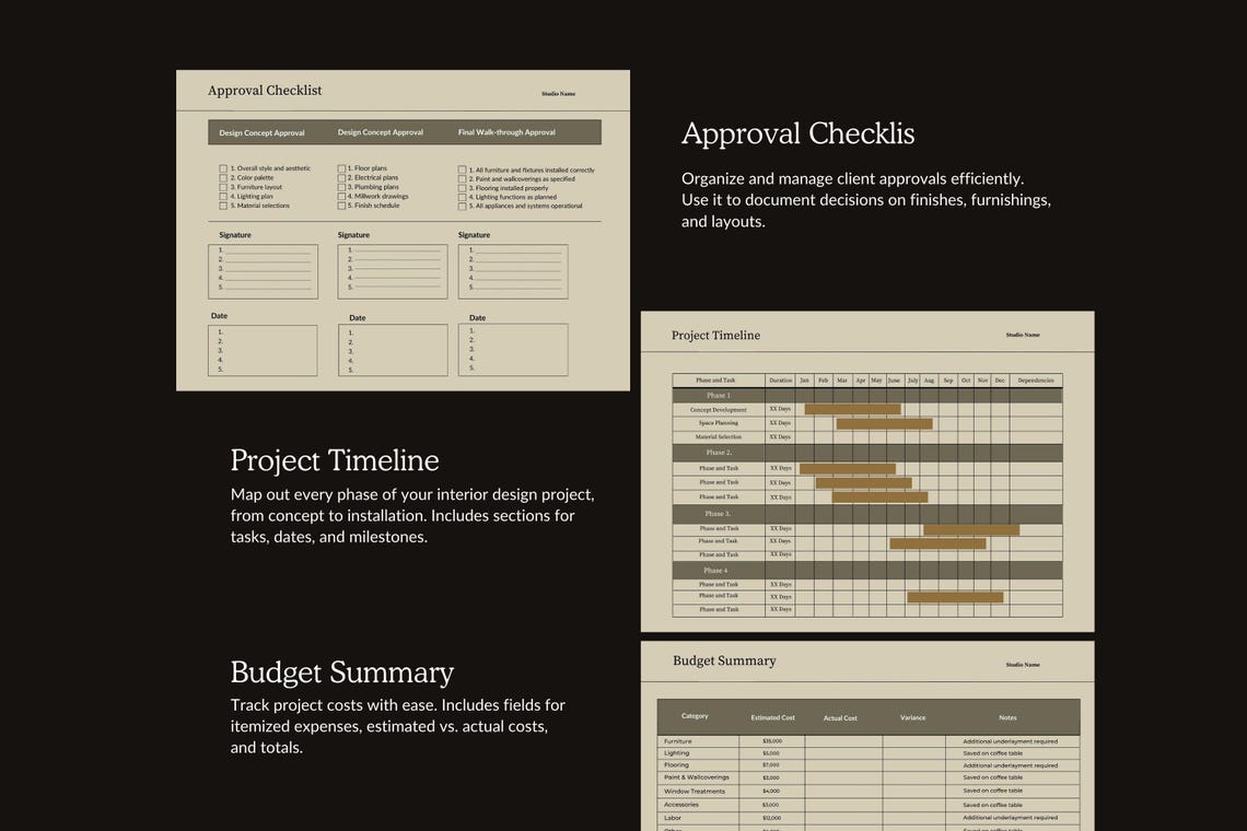 Interior Design FFE Template Finishes Furniture Hardware & Fixtures ...