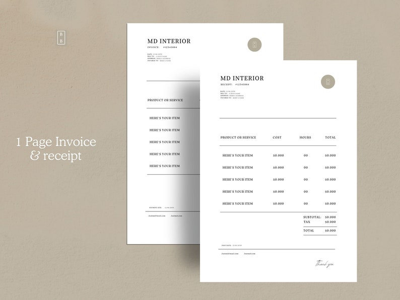 Interior Design Bundle Template Contract Template Form Interior Design ...