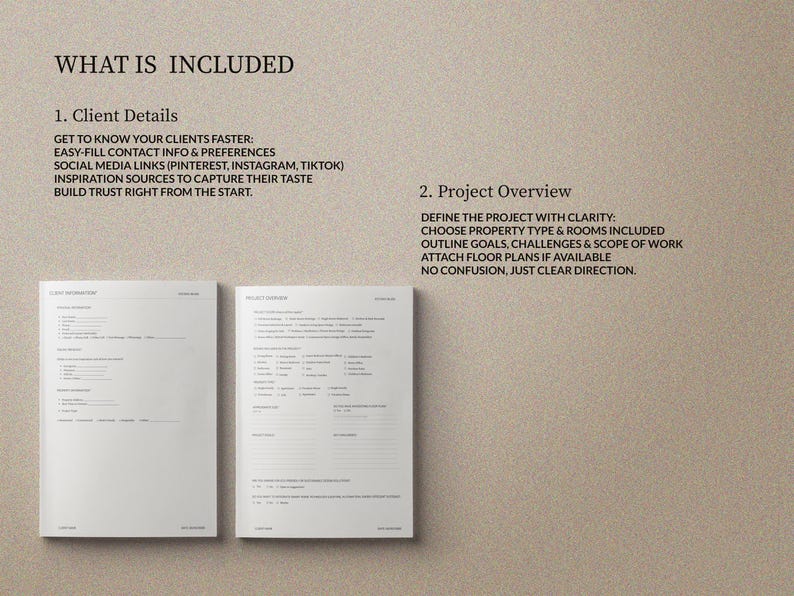 Interior Design Client Questionnaire Template: Canva & Google Form ...