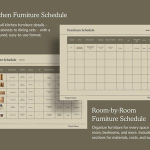 Interior Design FFE Template Finishes Furniture Hardware & Fixtures ...