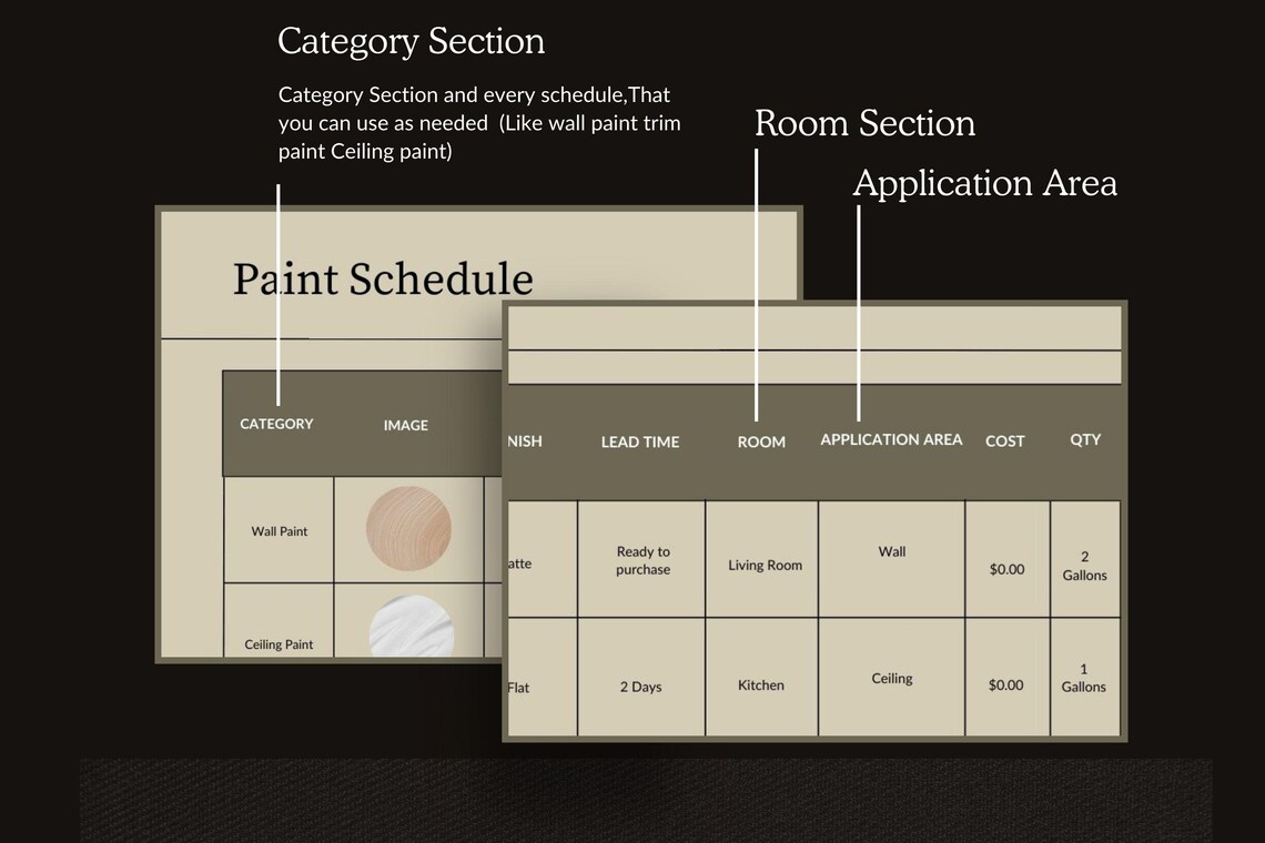 Interior Design FFE Template Finishes Furniture Hardware & Fixtures ...