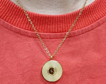 Vinyl Record Necklace - Etsy