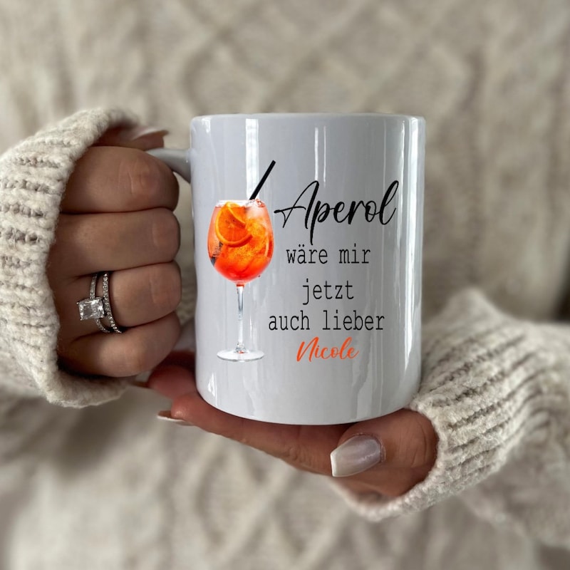 Aperol glas personalisiert - Etsy.de