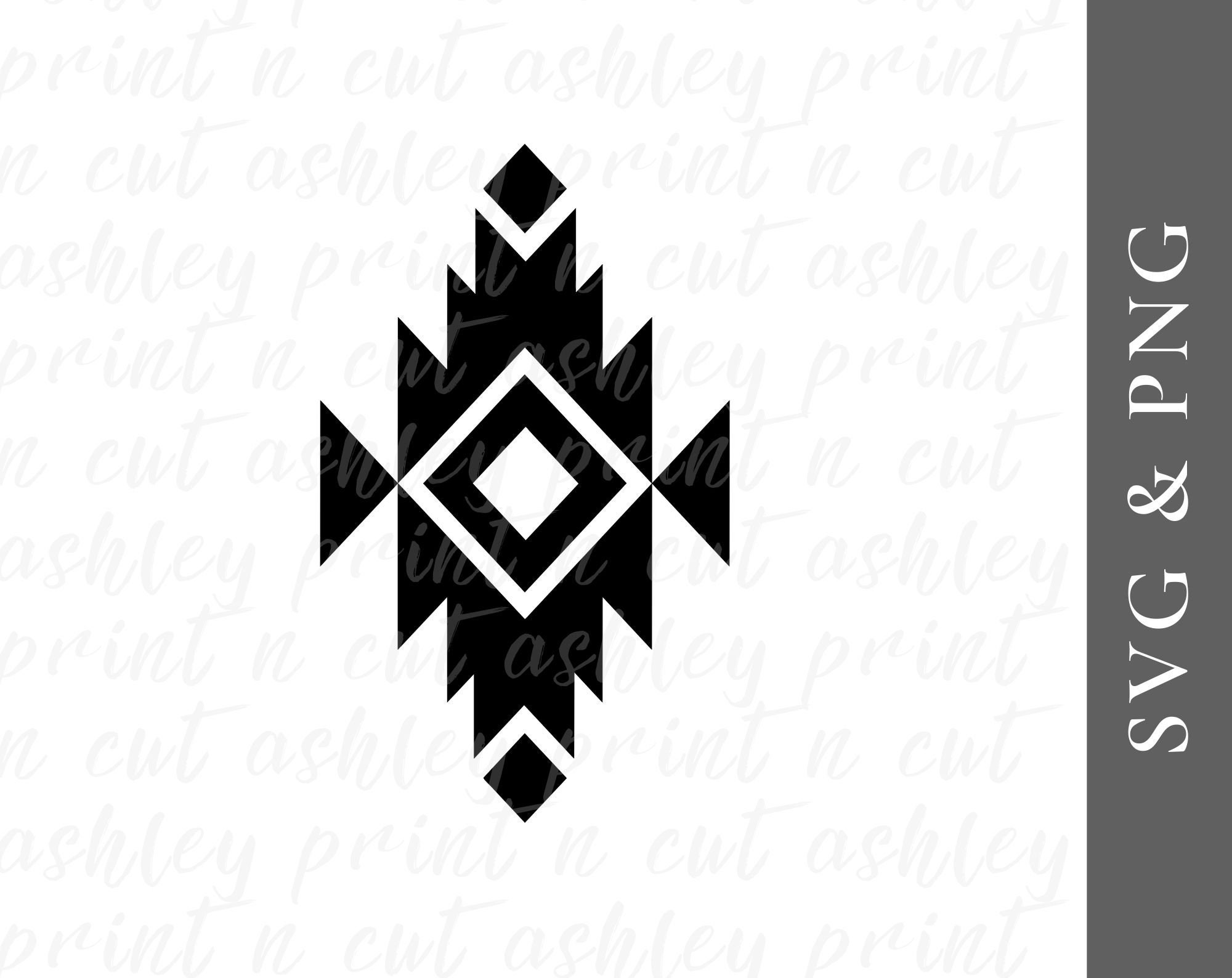 Aztec Pattern SVG and PNG, Vector File, Cut File Cricut, Silhouette ...