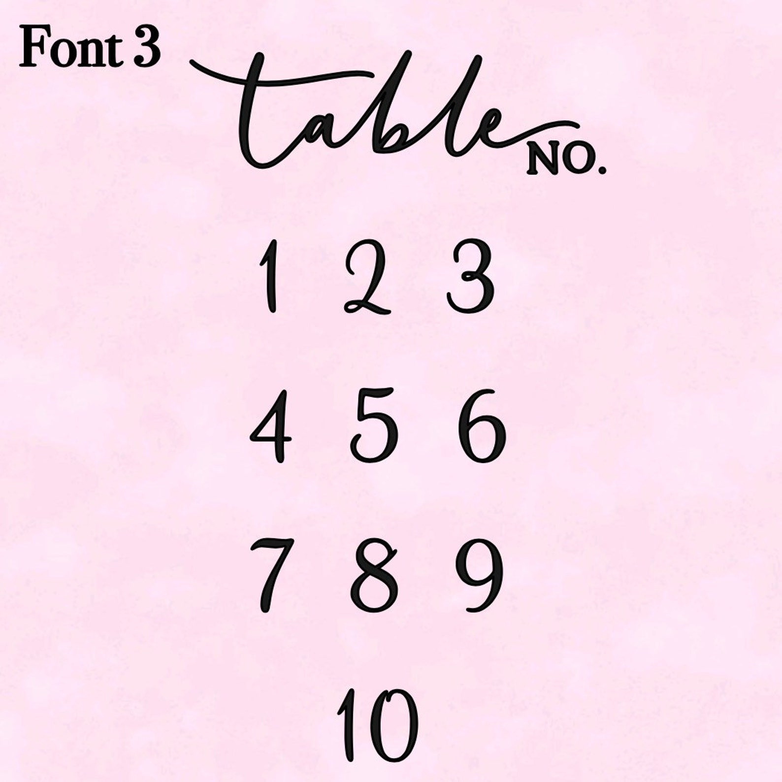 Table Number Decals Wedding Decals Table Numbers Wedding - Etsy