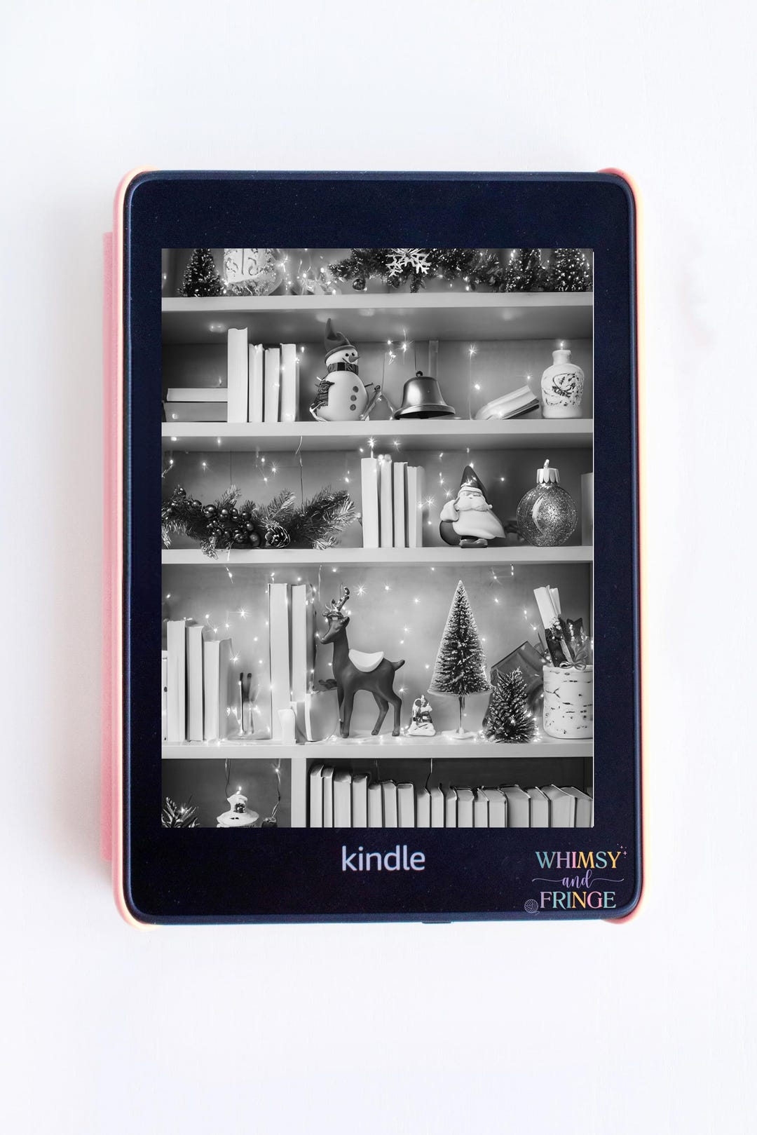 INSTANT DOWNLOAD Christmas Shelf Kindle Screensaver - Etsy