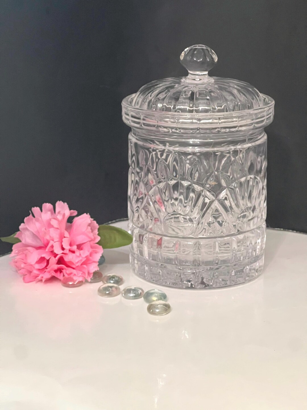 Godinger’s Freedom Biscuit Jar With Lid, Giftware, Glass Cookie Jar - Etsy