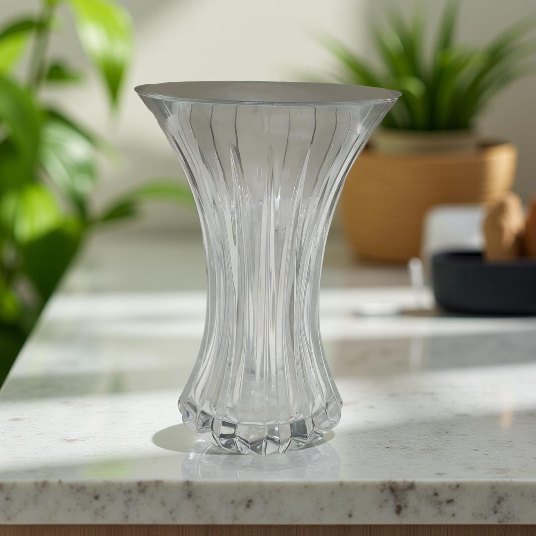 Mikasa Royalty Lead Crystal Vase, Flared Top, Home Decor - Etsy