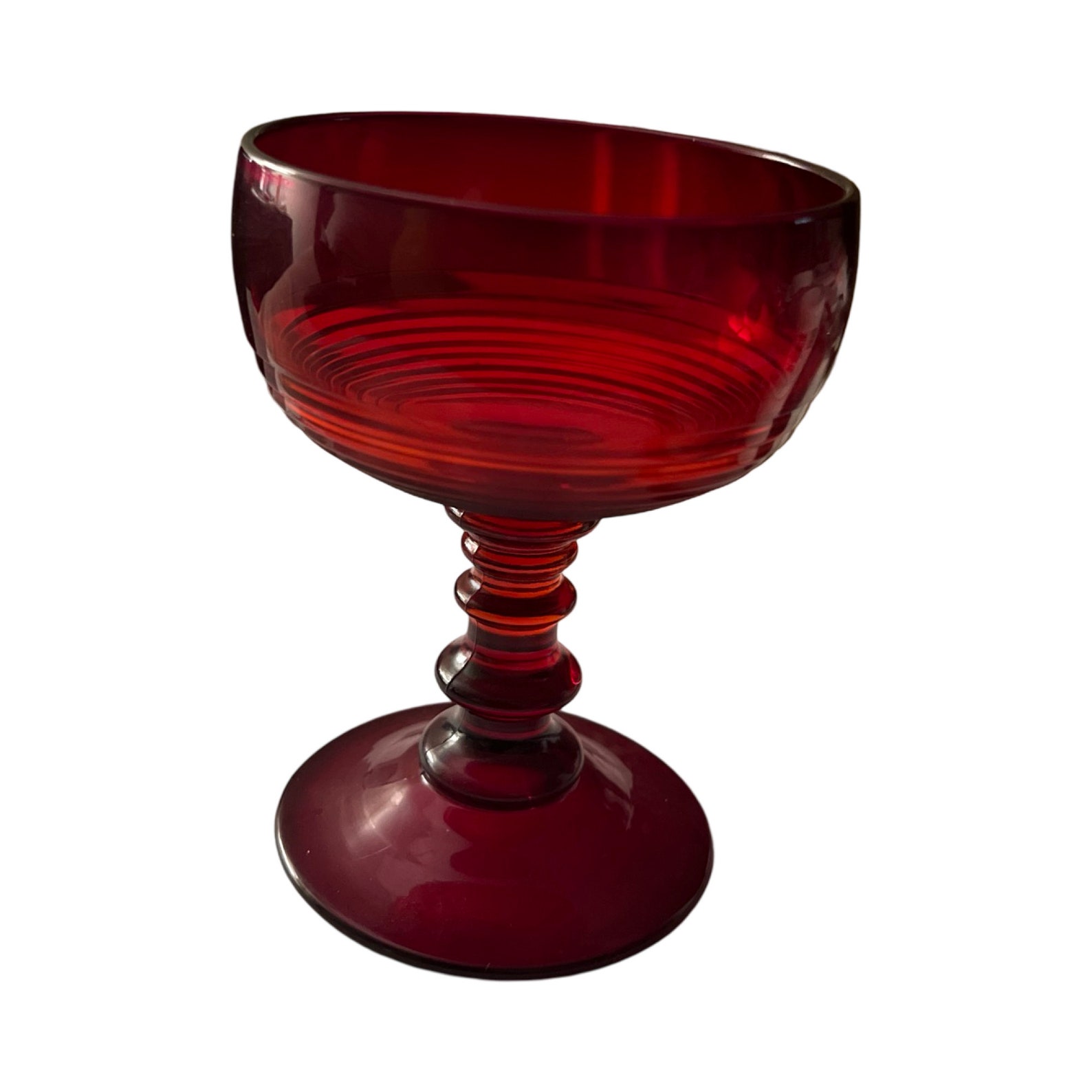 Tally Ho Ruby (stem 1402) by Cambridge, Ruby Red Champagne/tall Sherbet ...