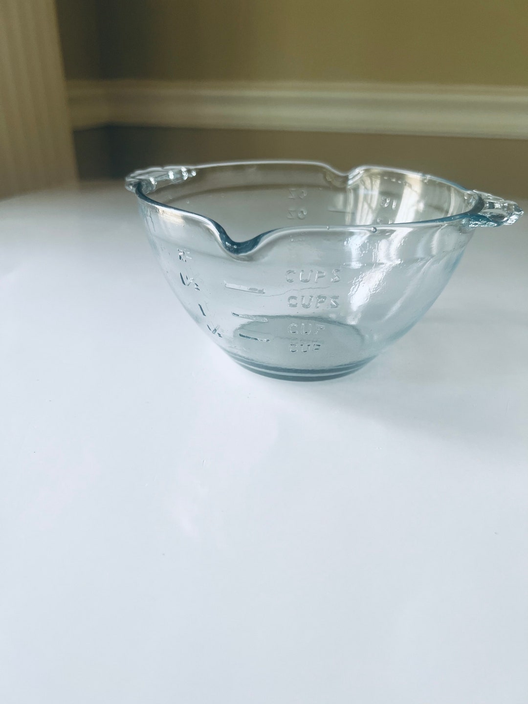 Vintage Anchor Hocking Sapphire Blue Glass 2-cup Measuring Cup, 1940s ...
