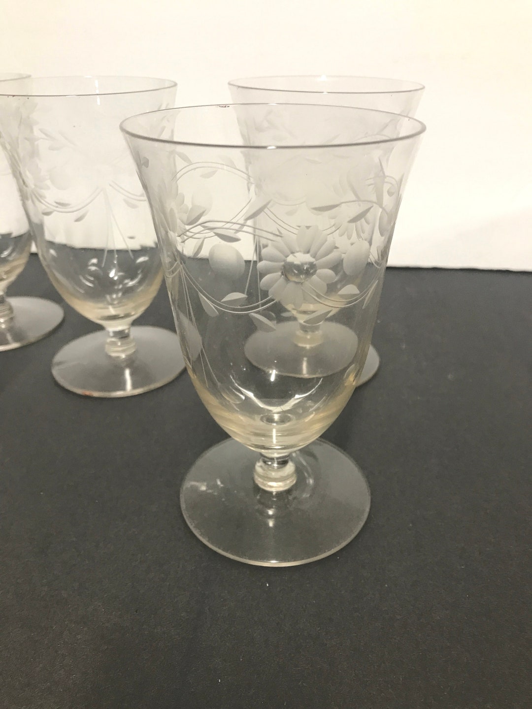 Seneca Water/ Juice Glasses Cut 250, Seneca Glasses - Etsy