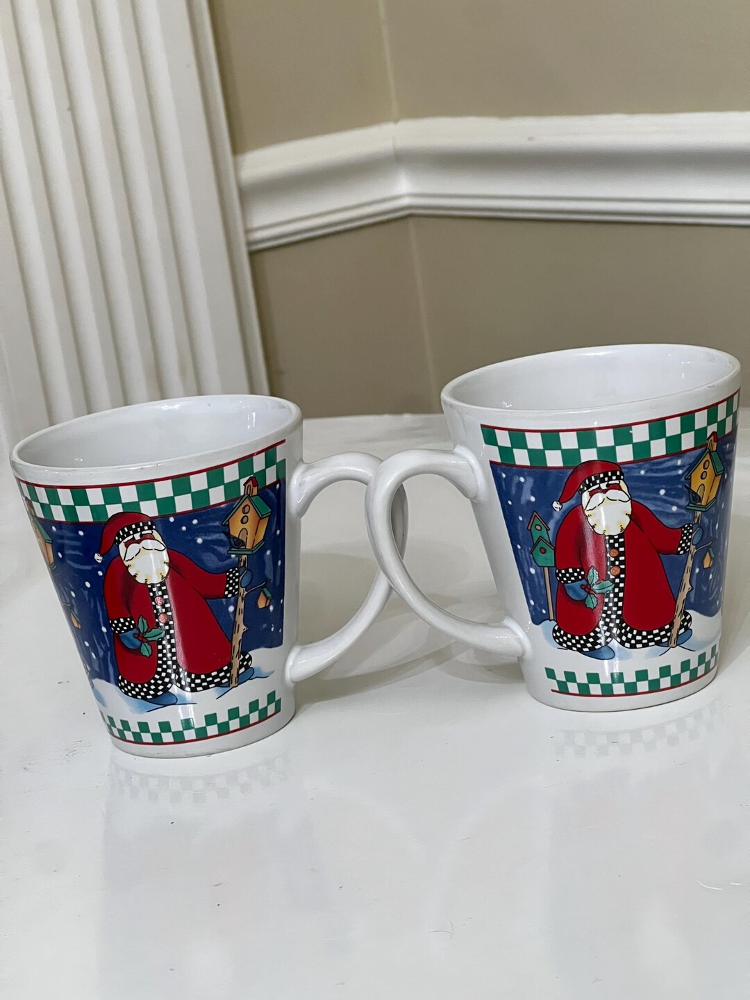 Atico Old World St Nick Santa Claus Christmas Birdhouse Coffee Tea ...