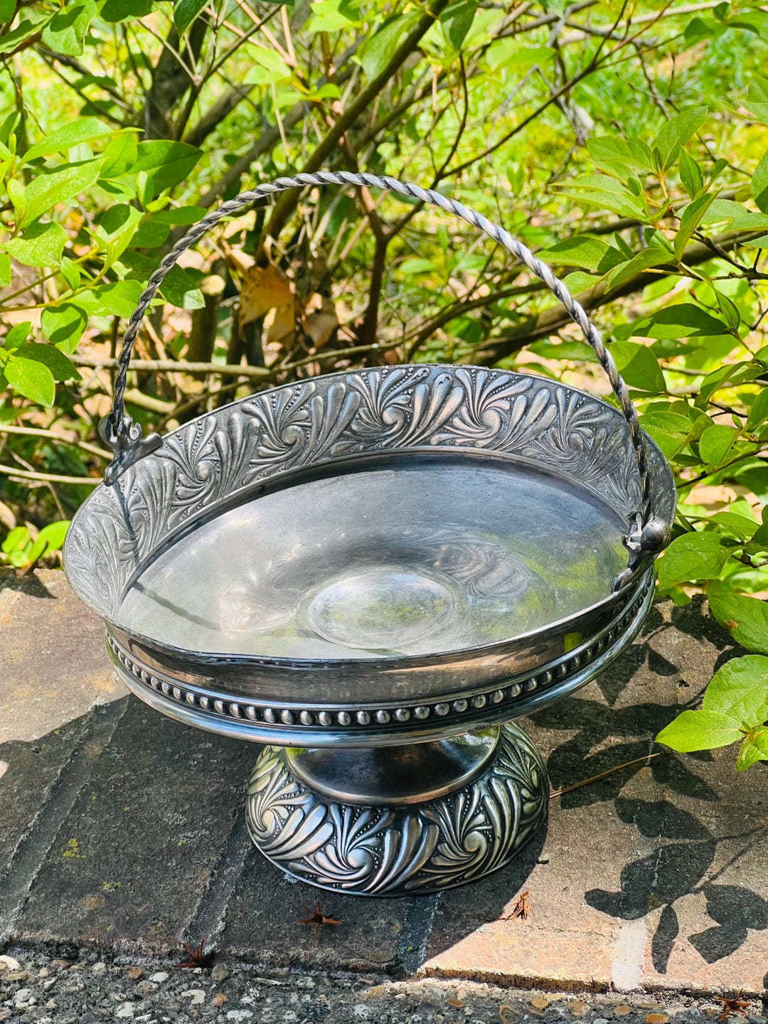 Antique James W Tufts Boston Quadruple Plate Bride Basket, 2766 - Etsy