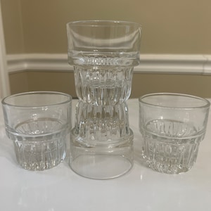 Clear Libbey Duratuff Everest on the Rocks Tumblers/ Whiskey Glass ...