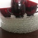 Royal Ruby Snack Set by Anchor Hocking; Sold Separately - Etsy