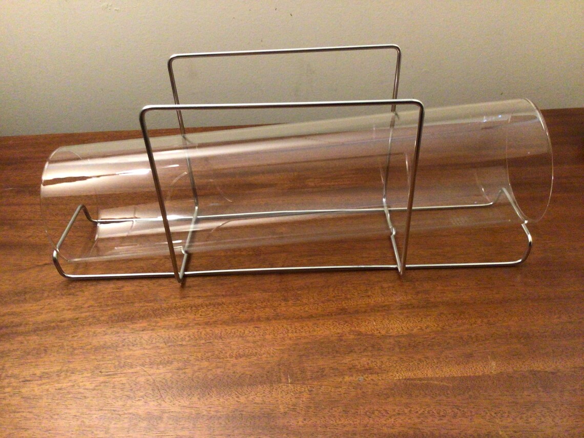 Pyrex Bake A Round Glass Bread Baking Tube & Chrome Holder | Etsy