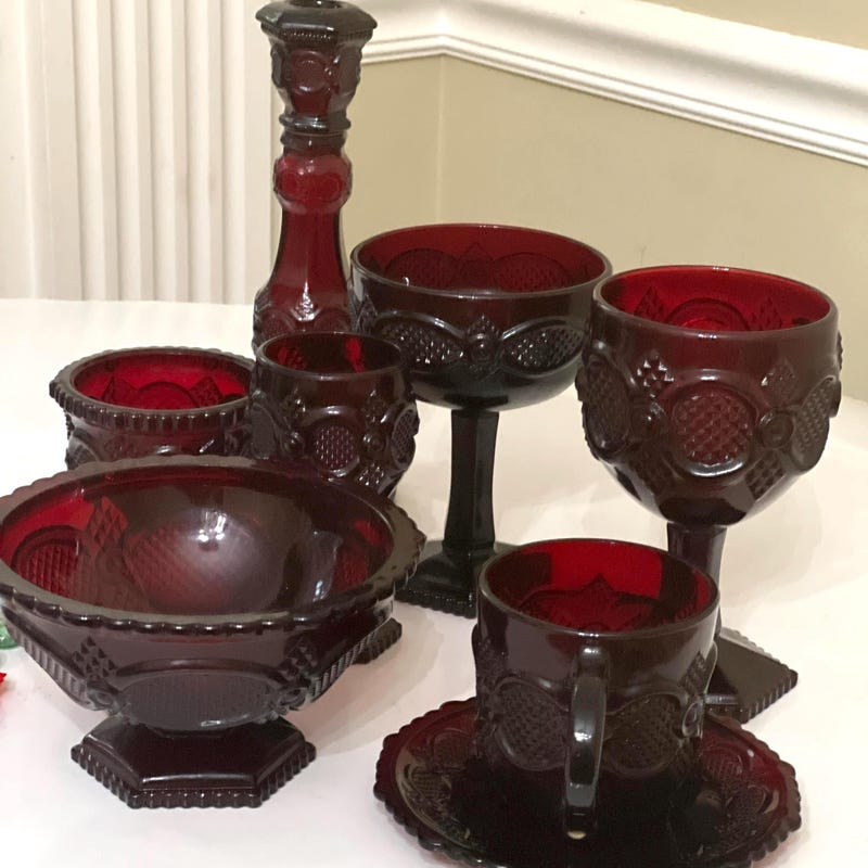 Cape Cod Glass Ruby - Etsy UK