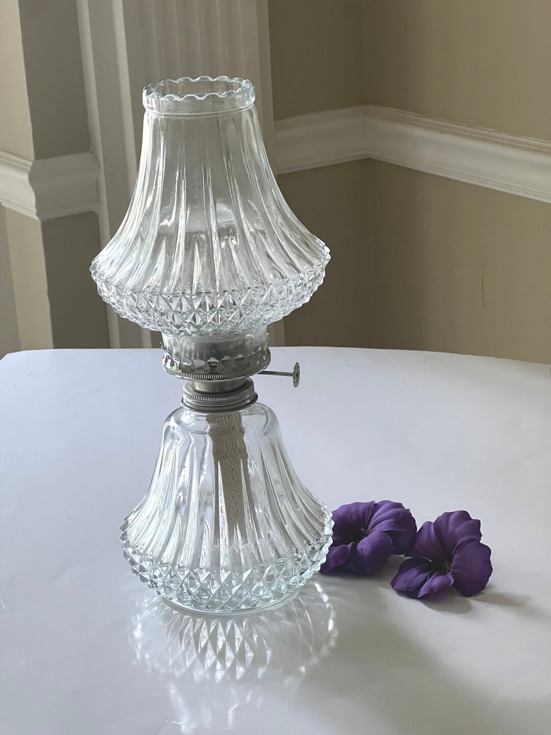 Lamplighter Farms Diamond Point Oil Lamp - Etsy