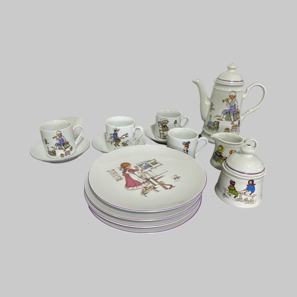 Reutter Porzellan Child's Rhyme Tea Set: 16-piece Nursery Decor - Etsy
