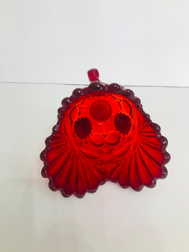 Mosser Eye Winker Covered Candy Dish and Spooner - Etsy