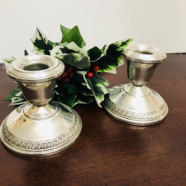 Crown Sterling Weighted Candle Holder - Etsy