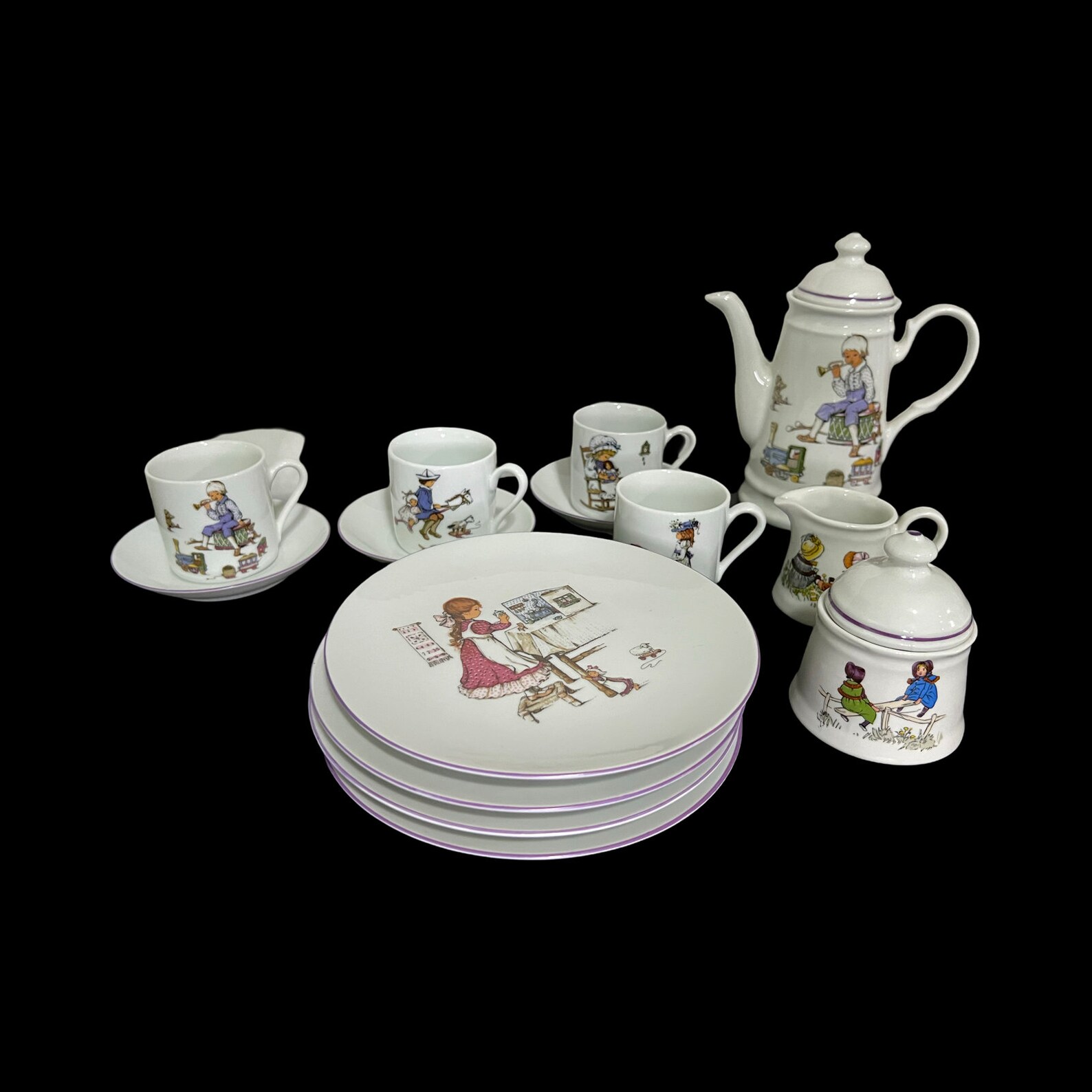 Reutter Porzellan Child's Rhyme Tea Set: 16-piece Nursery Decor - Etsy