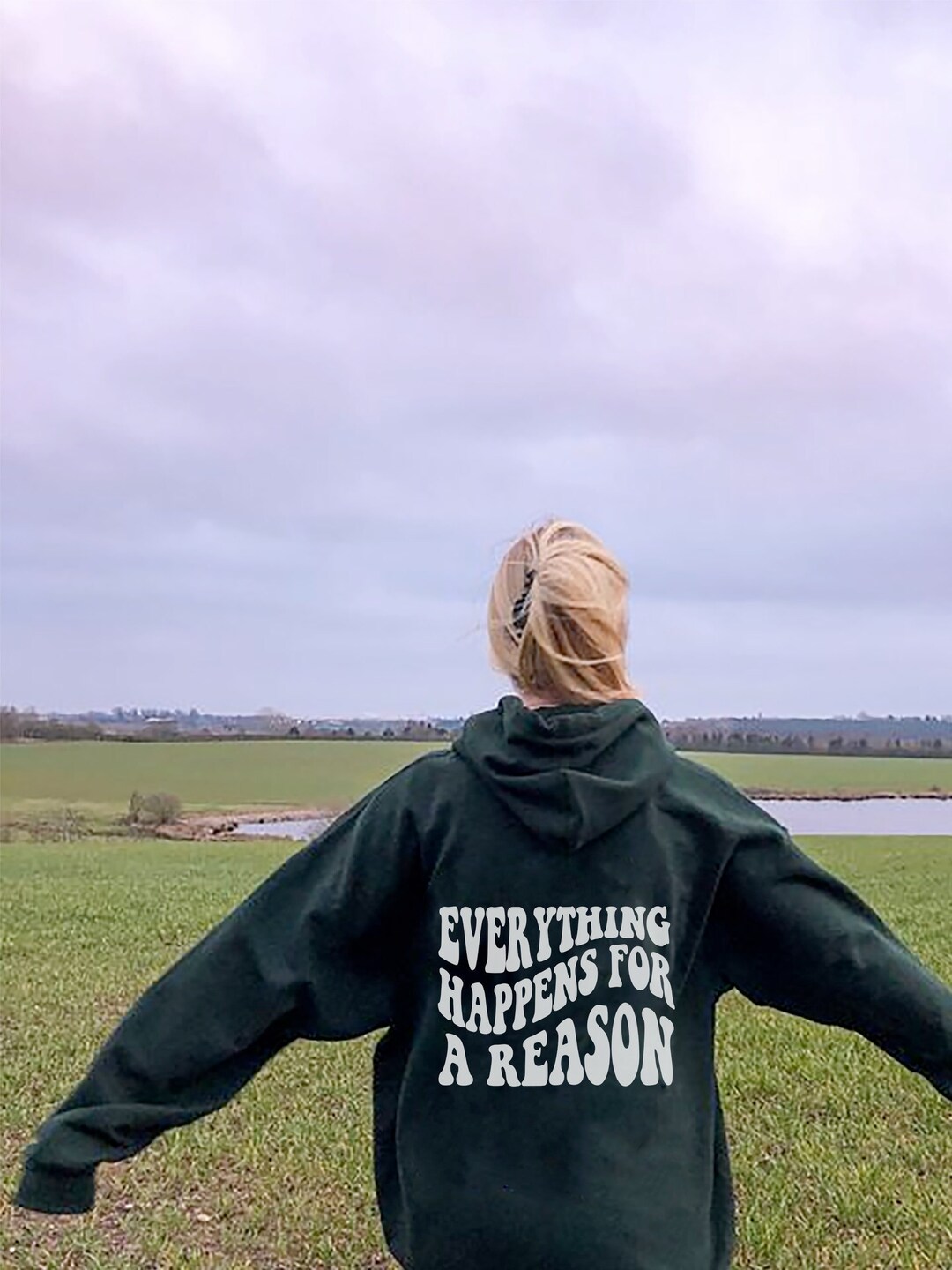 Everything Happens for a Reason Hoodie, Mental Health Hoodie ...