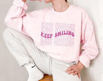 Keep Smiling Shirt - Etsy