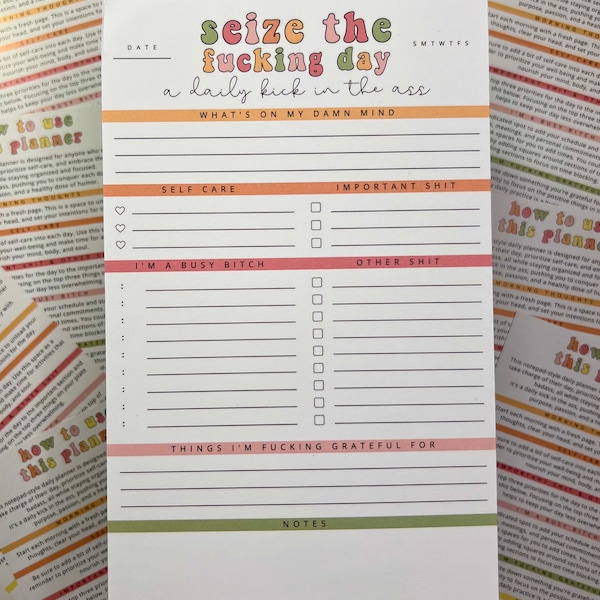 Funny to Do List - Etsy