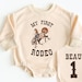 My First Rodeo, Wild One First Birthday Outfit, Cowboy Hat Embroidered ...