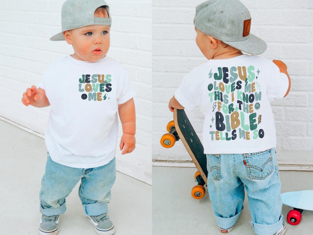 Jesus Loves Me Toddler Shirt, Toddler Easter Shirts, Boy Easter Shirts ...