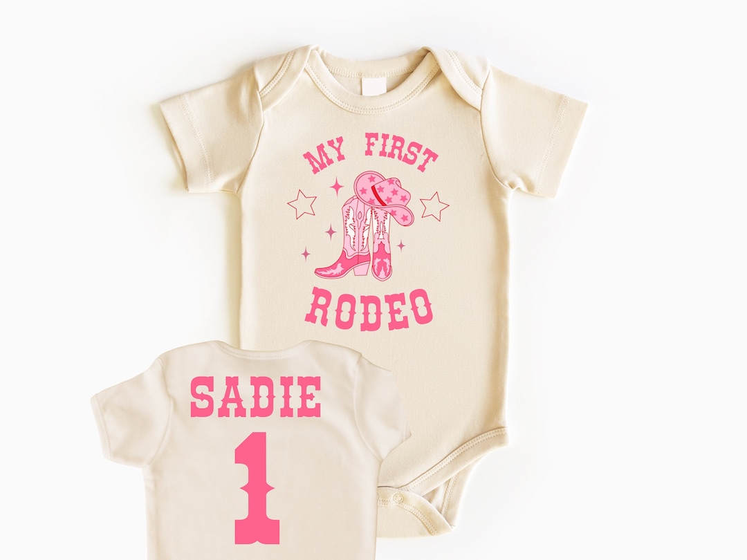 My First Rodeo Baby Bodysuit, Rodeo Birthday, Baby Bodysuit, First ...