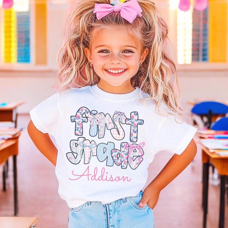 First Grade Shirt Design - Etsy