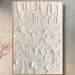 3dframed Ivory Plaster Textured Wall Art White Minimalist Painting on ...