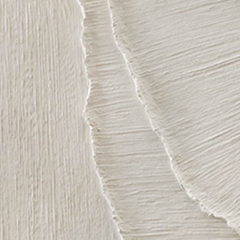 3D White Minimalist Ocean Waves Art Painting on Canvas White - Etsy