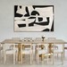 Oversized Minimalist Painting on Canvas Xxl Wall Art Boho - Etsy