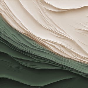 3D Minimalist Ocean Waves Art Painting on Canvas Multilayered Textural ...