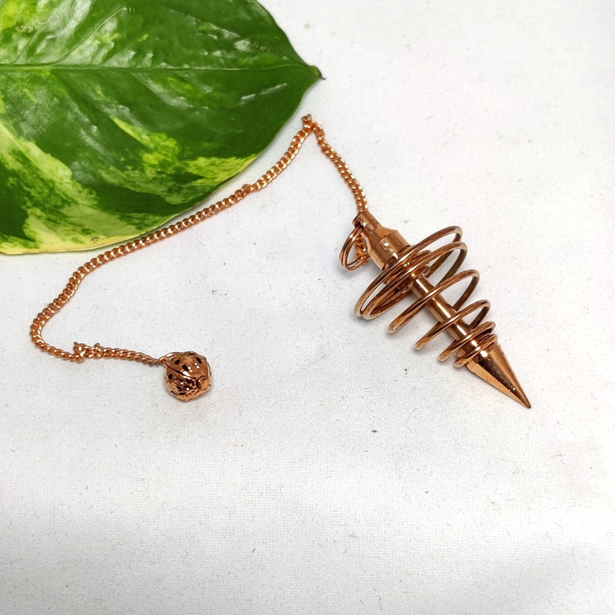 Copper Spiral Pendulum Meditation Pendulum Dowsing Tools | Etsy