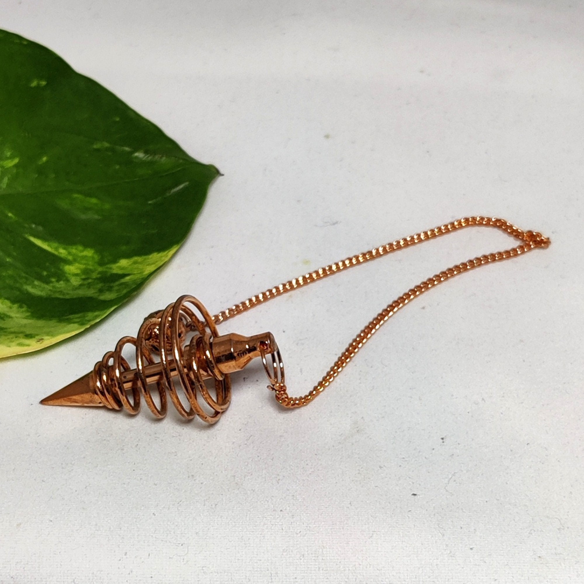 Copper Spiral Pendulum Meditation Pendulum Dowsing Tools - Etsy UK