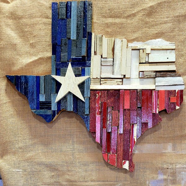 Texas Mosaic - Etsy