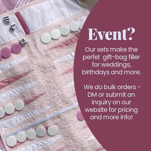 Pink Floral Outdoor/travel Backgammon Set - Etsy